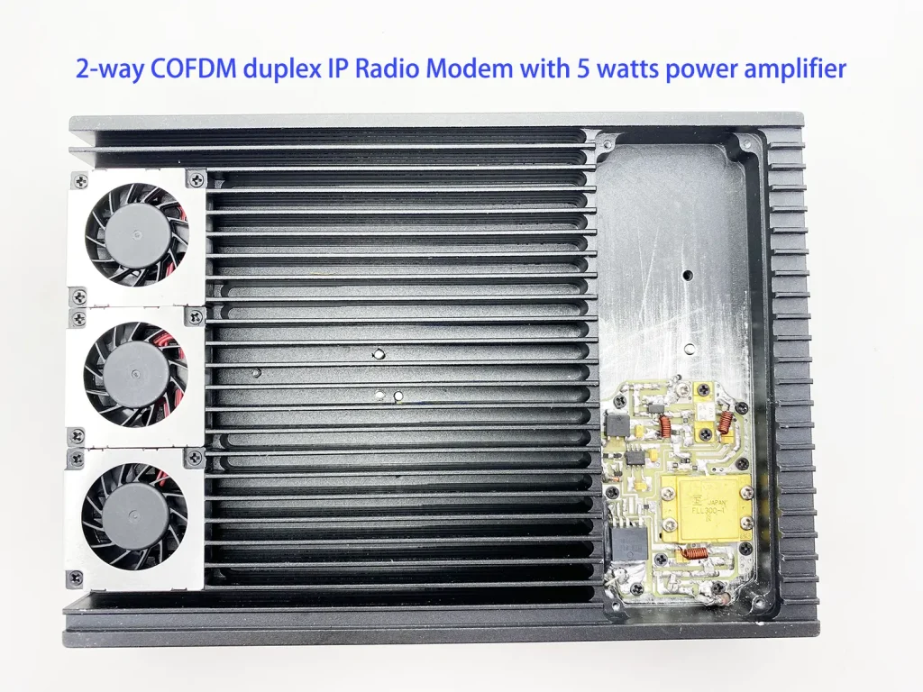 2-Weg COFDM Duplex IP Radio Modem mit 5 Watt Leistungsverstärker ...