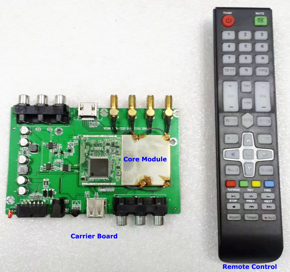 Best car dvb-t2 pcb module 4 tuner antenna digital tv 2025