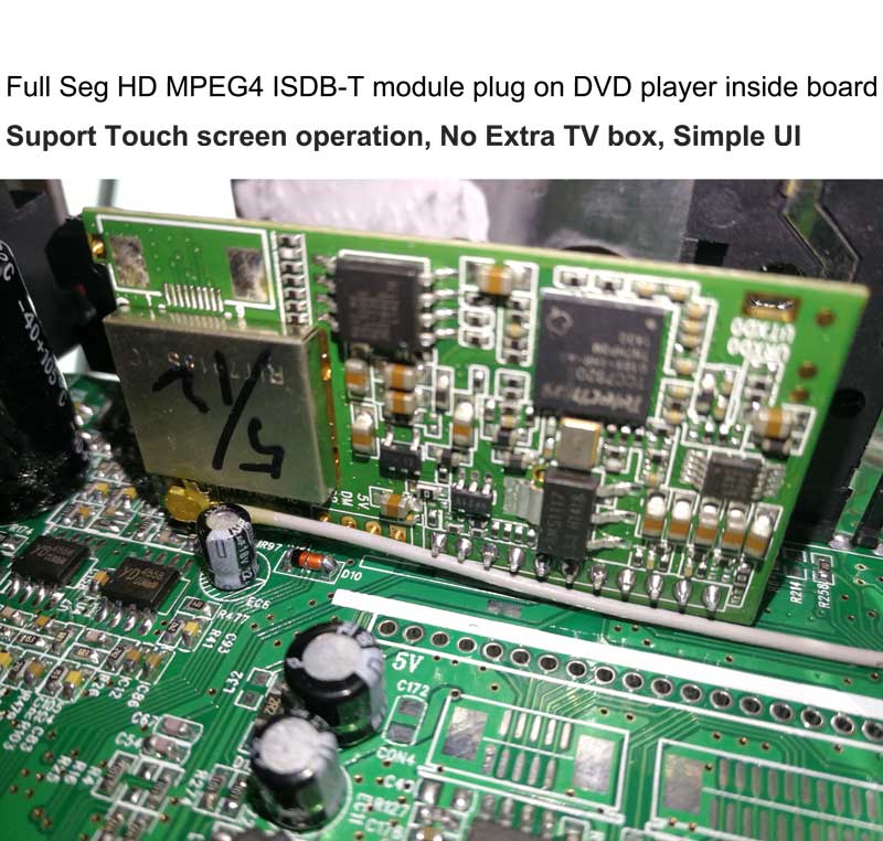 ISDB-T TV Module modulator full segment HD MPEG4 for in-car dvd gps ...