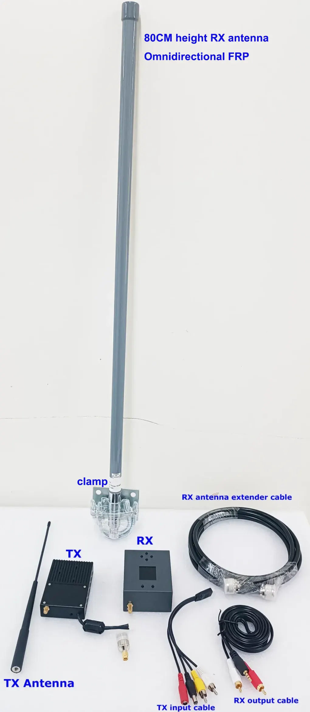 COFDM video transmitter-receiver AV in HDMI out FPV New 2025