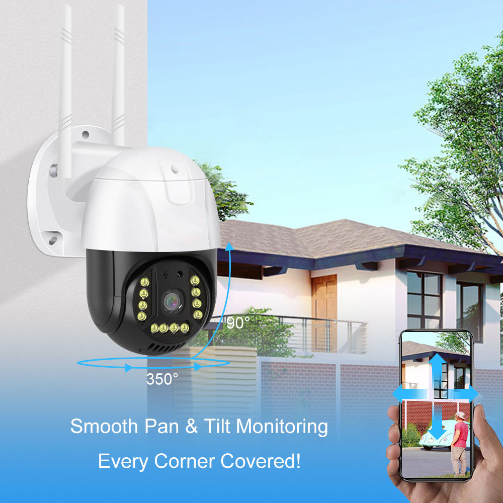 1080p-4X-Digital-Zoom-AI-Human-Detect-PTZ-Outdoor-Wifi-IP-Camera ...