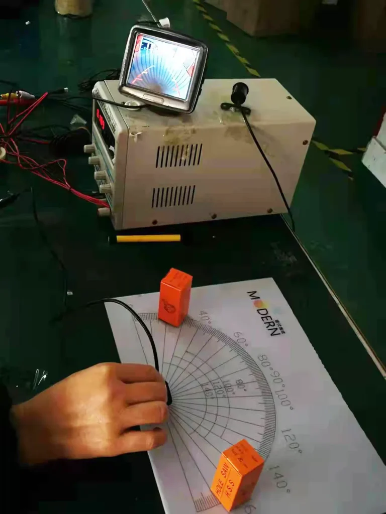 Rear View Camera horizontal and vertical view angle test