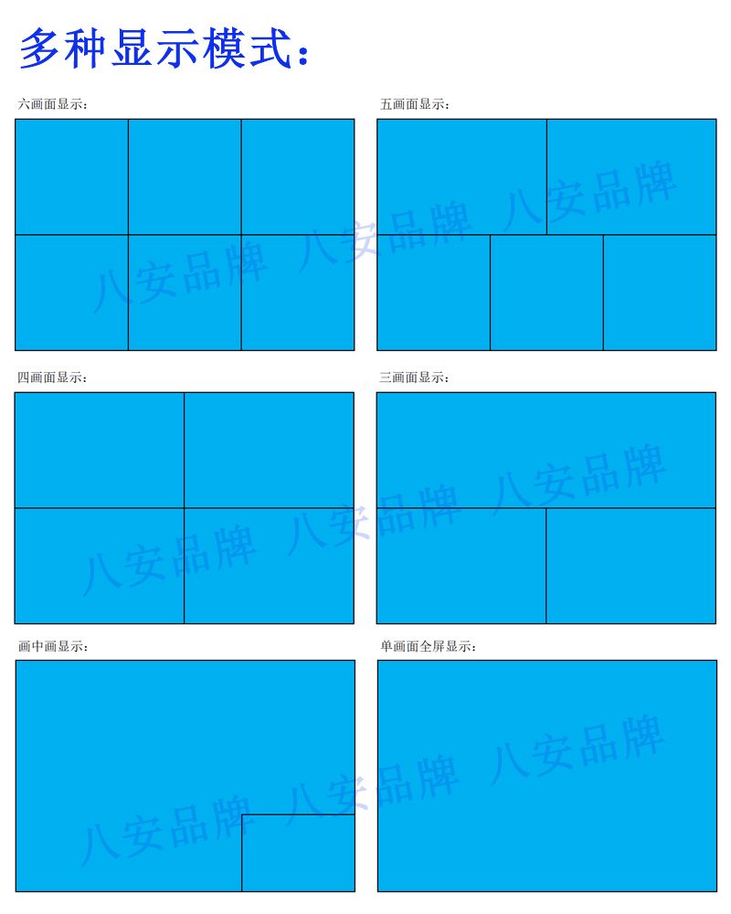 6-way-picture-splitter-5-way-Video-Splitter-6-picture-processor-image ...