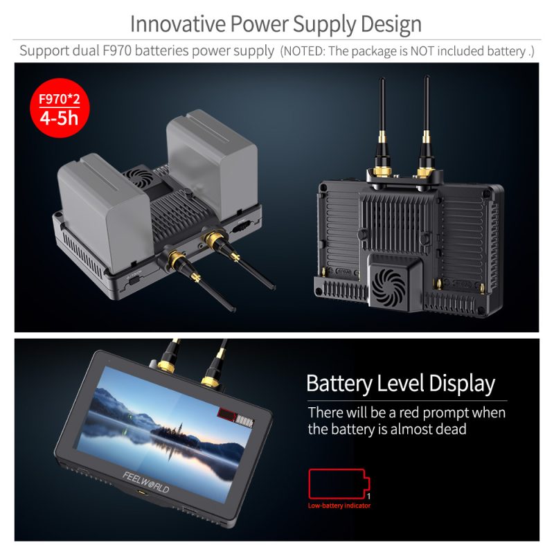FEELWORLD-FT6-FR6-5-5-Inch-Nirkabel-Video-Transmisi-Sistem-dengan-Pemancar-Penerima-DSLR-Kamera ...
