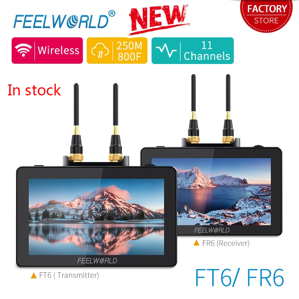FEELWORLD-FT6-FR6-5-5-inch-Système-de-transmission-vidéo-sans fil-avec-émetteur-récepteur-DSLR ...