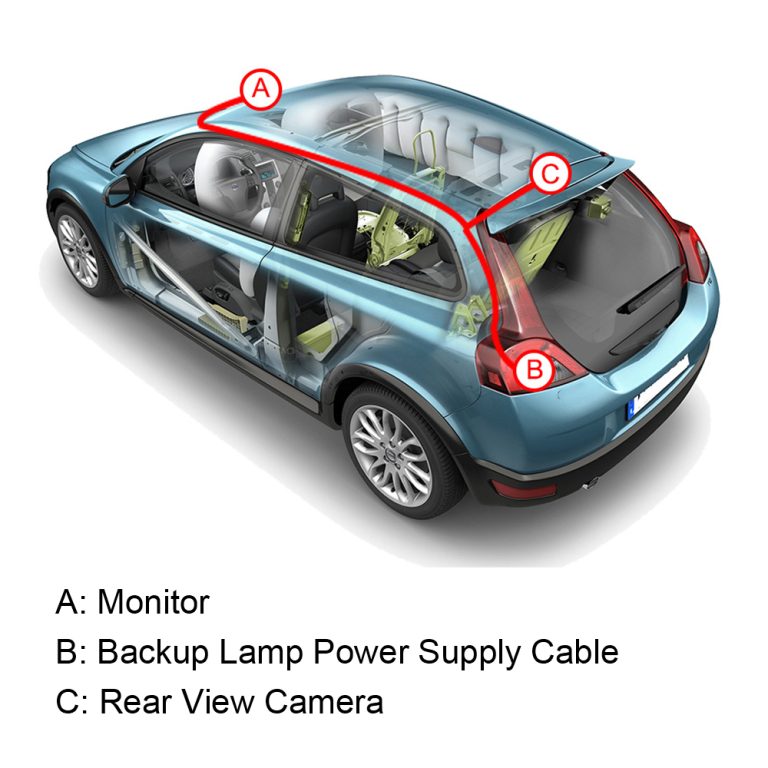 Two Way Control Box Channel Converter Car Parking Camera Video Front ...