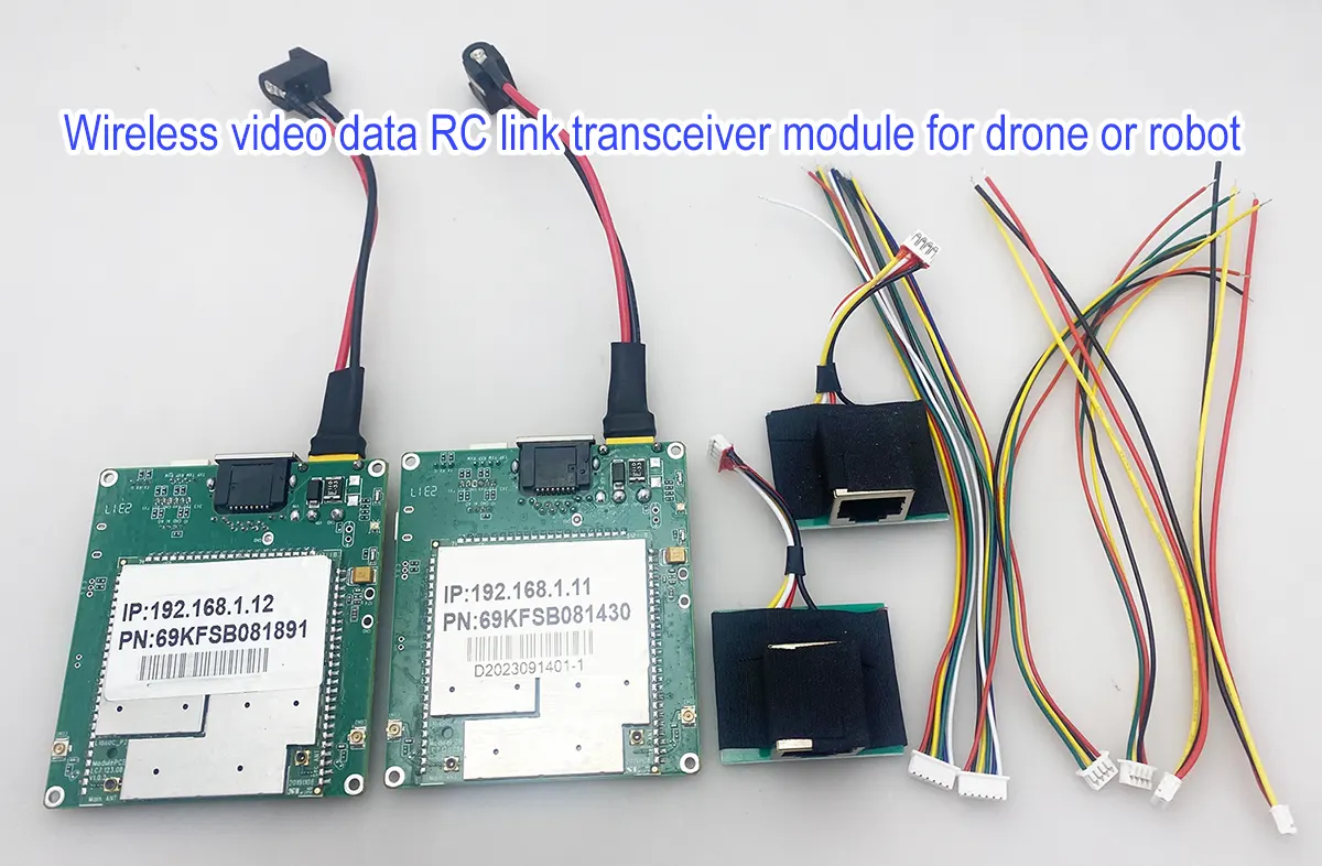 Wireless video data RC link transceiver module for drone or robot - iVcan.com