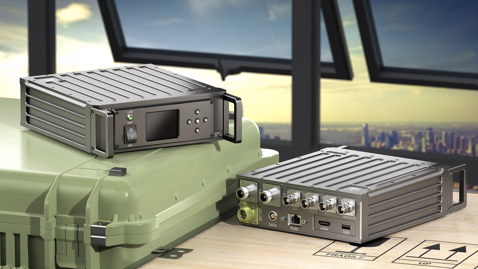 Small COFDM AV Receiver new 2022