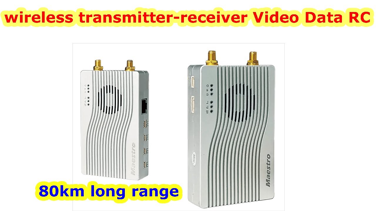 Vide-gigantes: 80Émetteur-récepteur sans fil KM système de Transmission ...