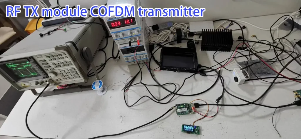 RF TX module COFDM transmitter 70Mhz 80Mhz 150Mhz 160Mhz